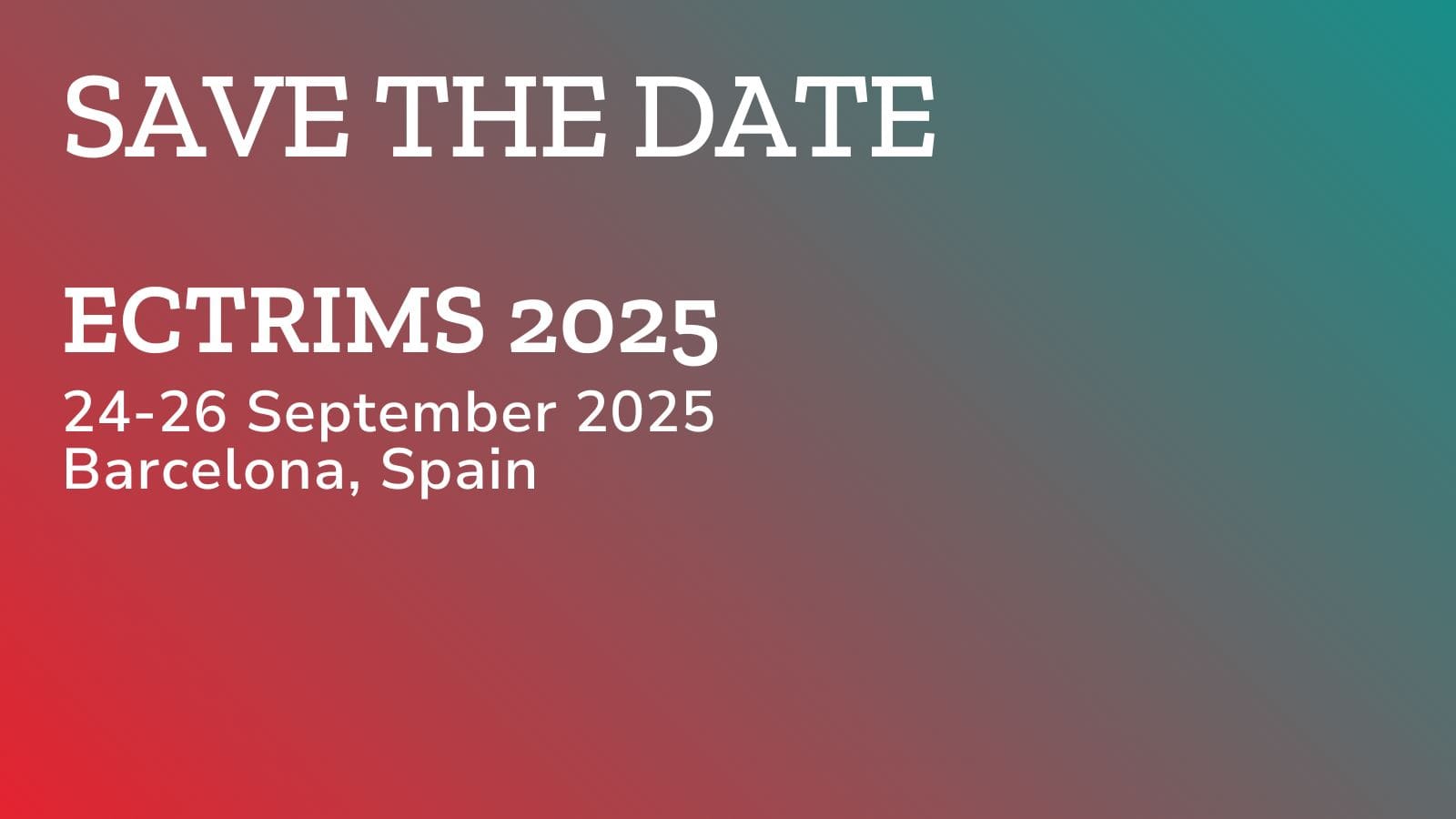 ECTRIMS 2025 | ECTRIMS